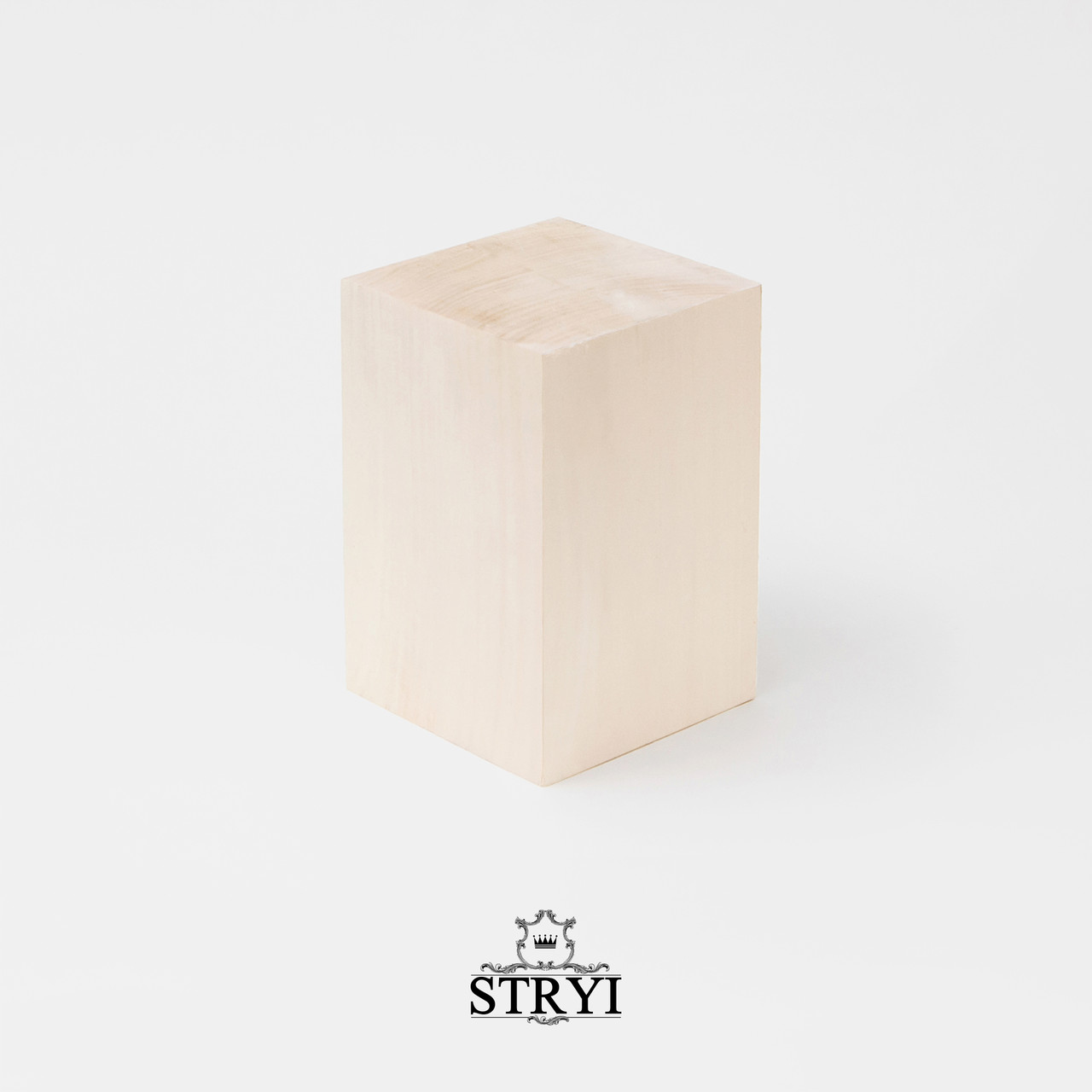 Брус деревянный STRYI для вырезания кружки, куксы или фигурки, липа ...