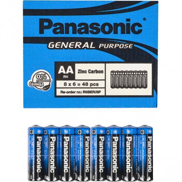 Батарейка Panasonic R6/AA - 8шт: продажа, цена в Киеве. Батарейки от ...