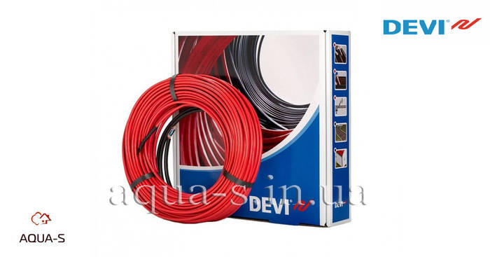 Кабель нагрівальний DEVI DEVIflex 18T (170 м.) суцільний екран двожильний (140F1402), ціна 15400 ...