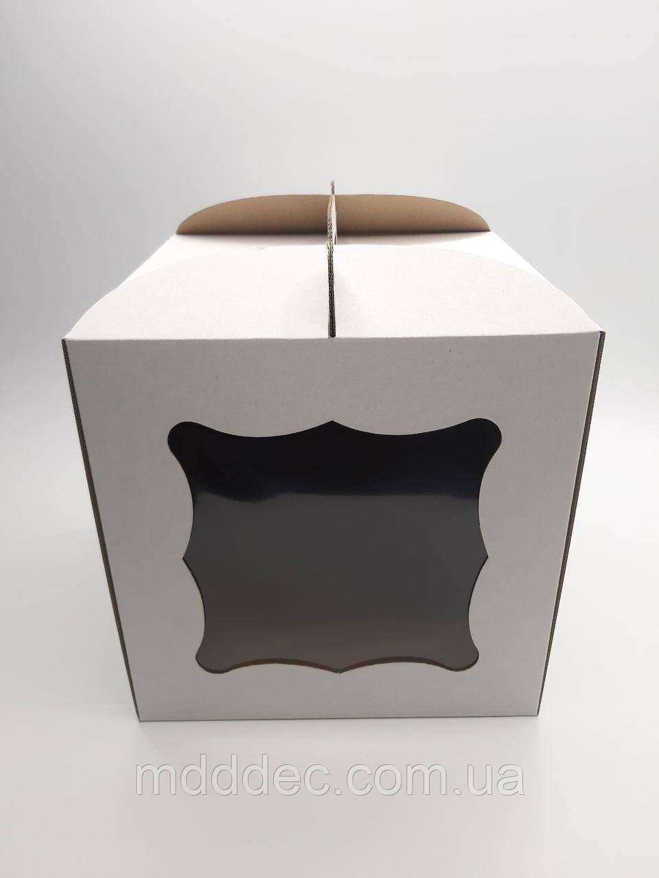 Коробка для торта с окном 230*230*210 (ID#1177005163), цена: 32 ₴, купить на Prom.ua
