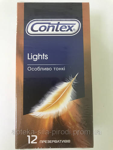 Купить Презервативы CONTEX Контекс N12 Lights очнь тонконкие, цена 220 ...