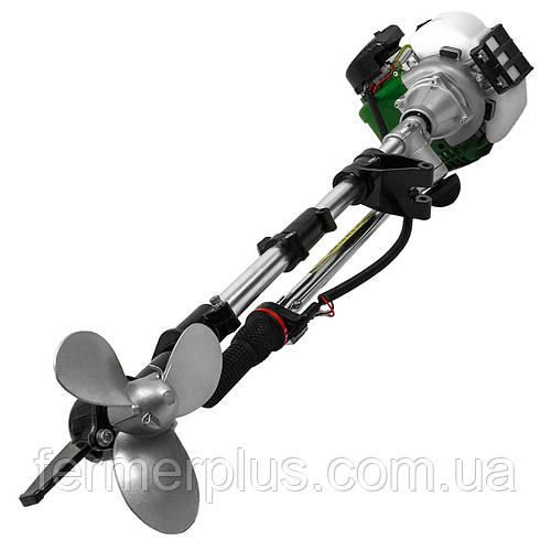 Мотор лодочный Grünwelt GW-140FC (1,5 л.с., 4-х тактный, редуктор ...