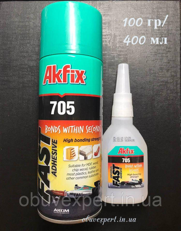 Супер Клей З Активатором AkFix 705 400 Мм + 100 Гр (гель) — Купить ...