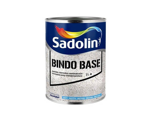 Грунт дисперсійний SADOLIN BINDO BASE для невсмоктуючих поверхонь білий ...