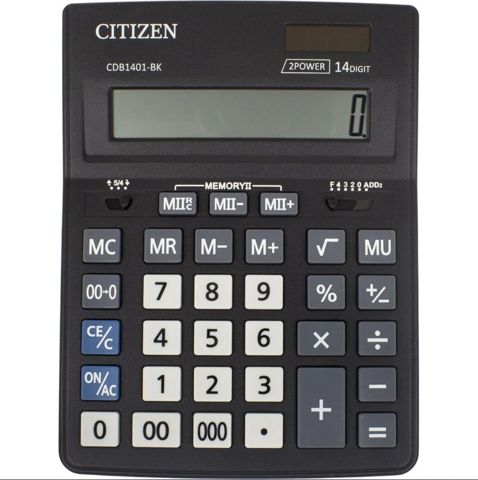 Калькулятор (Элемент Питания и Солнечная Батарея Питание) CITIZEN ...