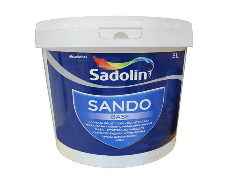 Ґрунтовка латексна SADOLIN SANDO BASE вологоізоляційна 5 л, ціна 2100 ...