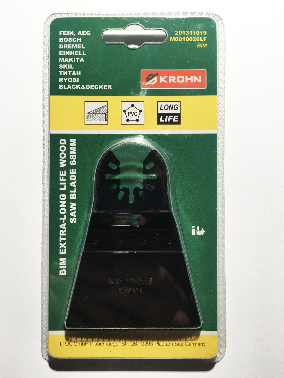 Long Life Flush-Cut W ood Sawblade, Розмір: 68 мм (2-11 / 16") (ID ...