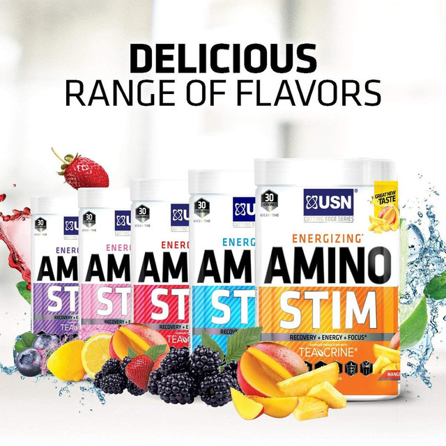 Комплекс Аминокислот USN Amino Stim 330 Г 30 Порций Аминоикс Aminox ...