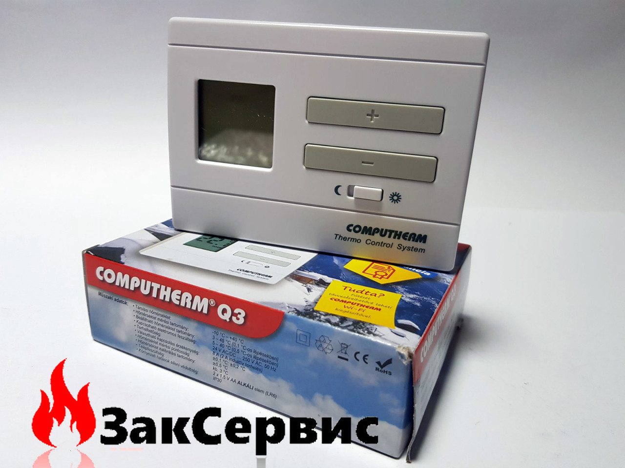 Купить Термостат проводной Computherm Q3 от «ЗакСервис»