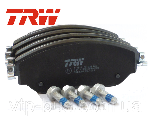 Гальмівні колодки передні (дискові) на Renault Trafic III/Opel Vivaro B ...