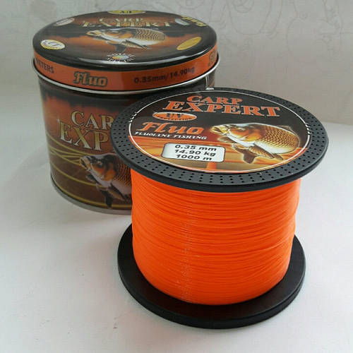 Купить Carp Expert Fluo Orange 1000 метров 0.35 мм 14.9 кг, цена 399 ...
