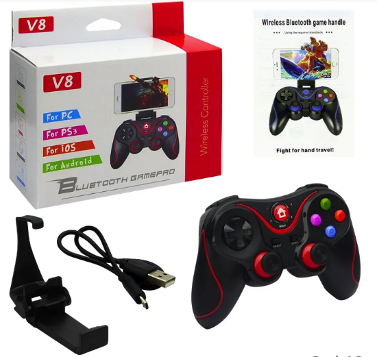 Безпровідний джойстик геймпад Bluetooth Wireless Controller V8 PC ...