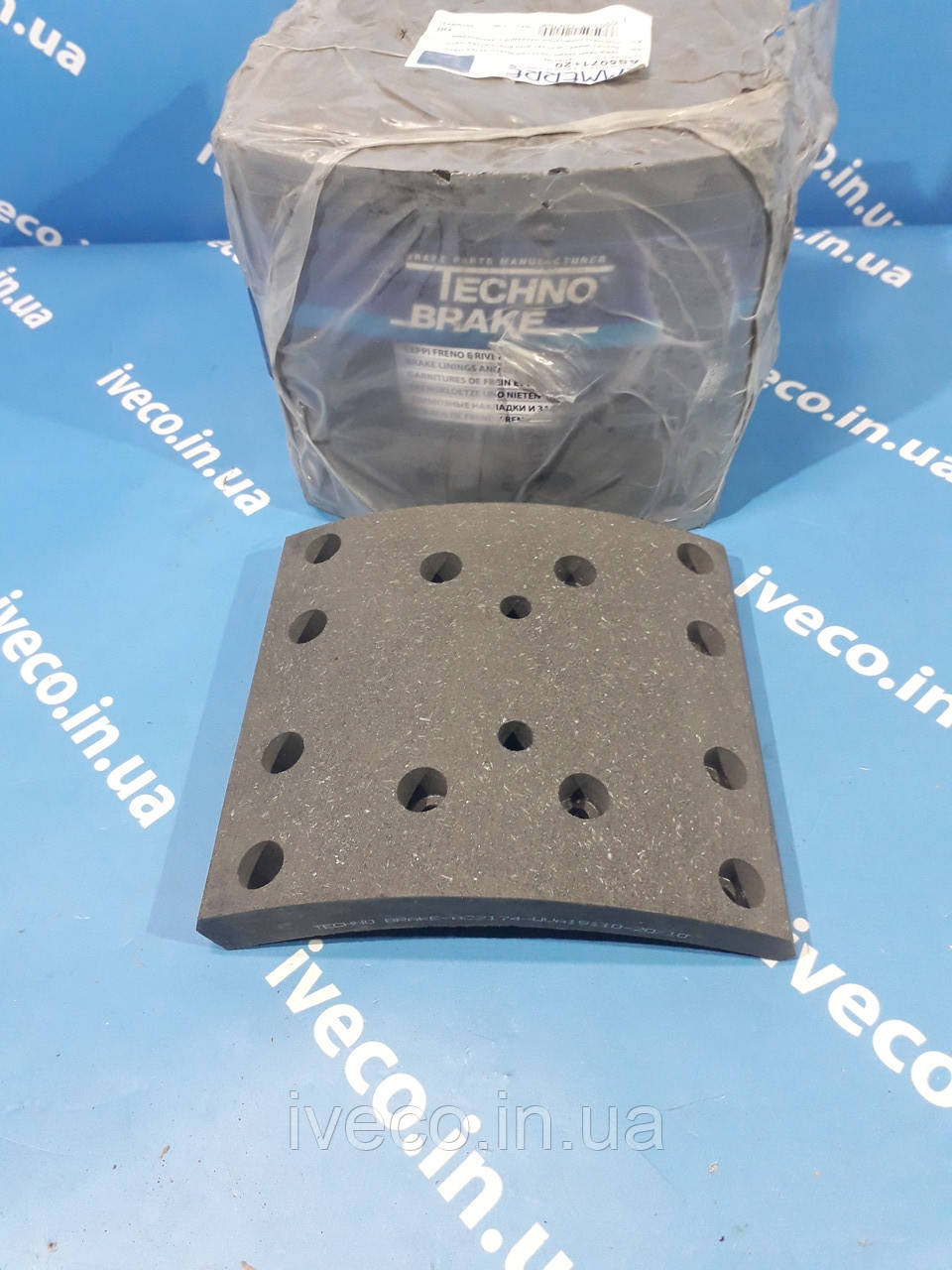 Накладки гальмівні Iveco Trakker EuroTrakker Івеко WVA19110 WVA19109 ...