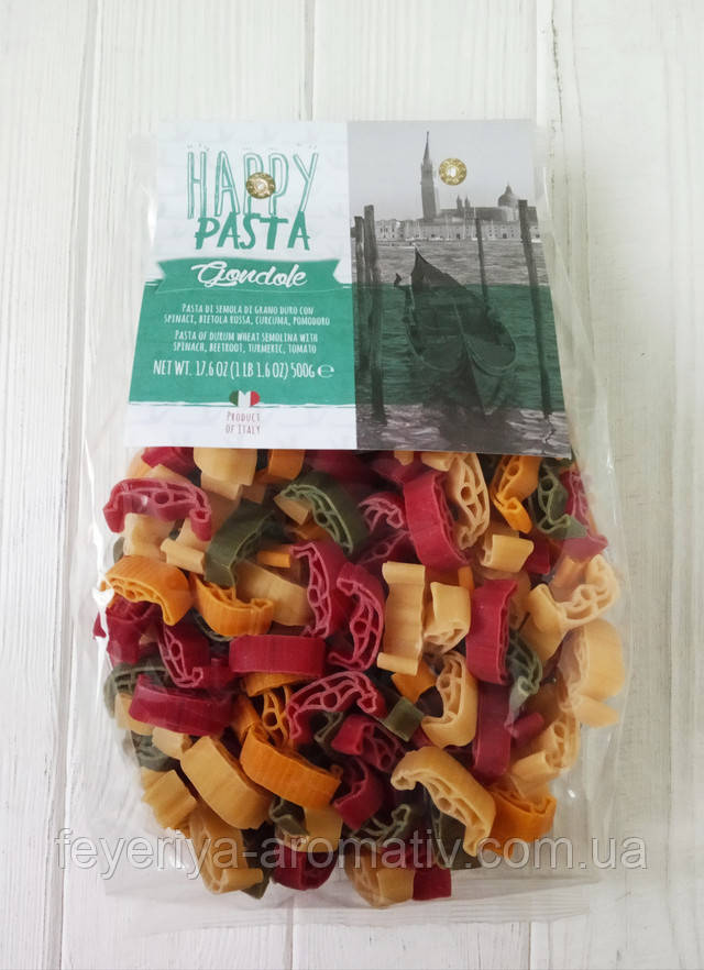 Купить Цветные макароны Dalla Costa Happy Pasta Gondole, 500гр (Италия ...