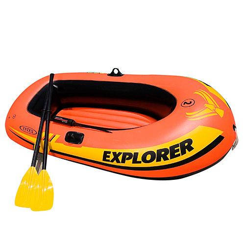 Лодка EXPLORER Intex 58332 с насосом и веслами надувная лодка (ID ...