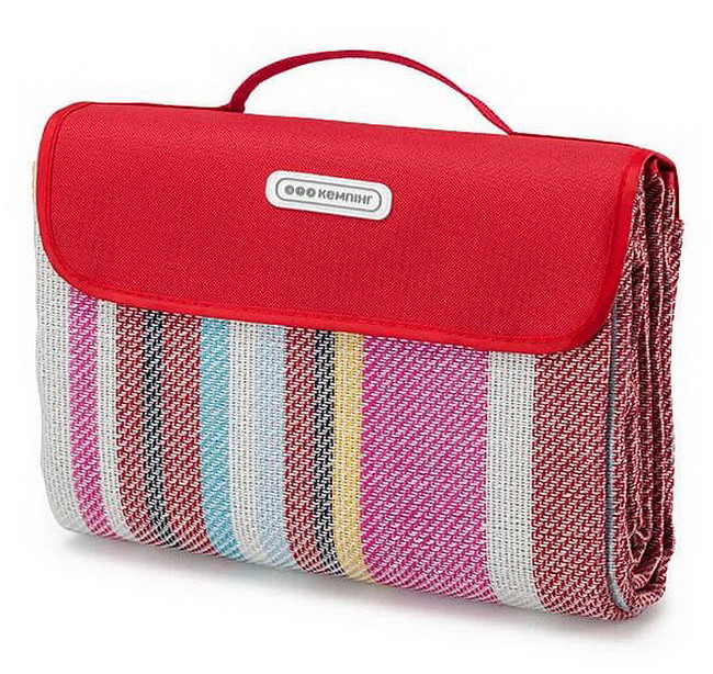 Коврик для Пикника КЕМПИНГ НВ-10 (175х135см), Красная Полоска — в ...