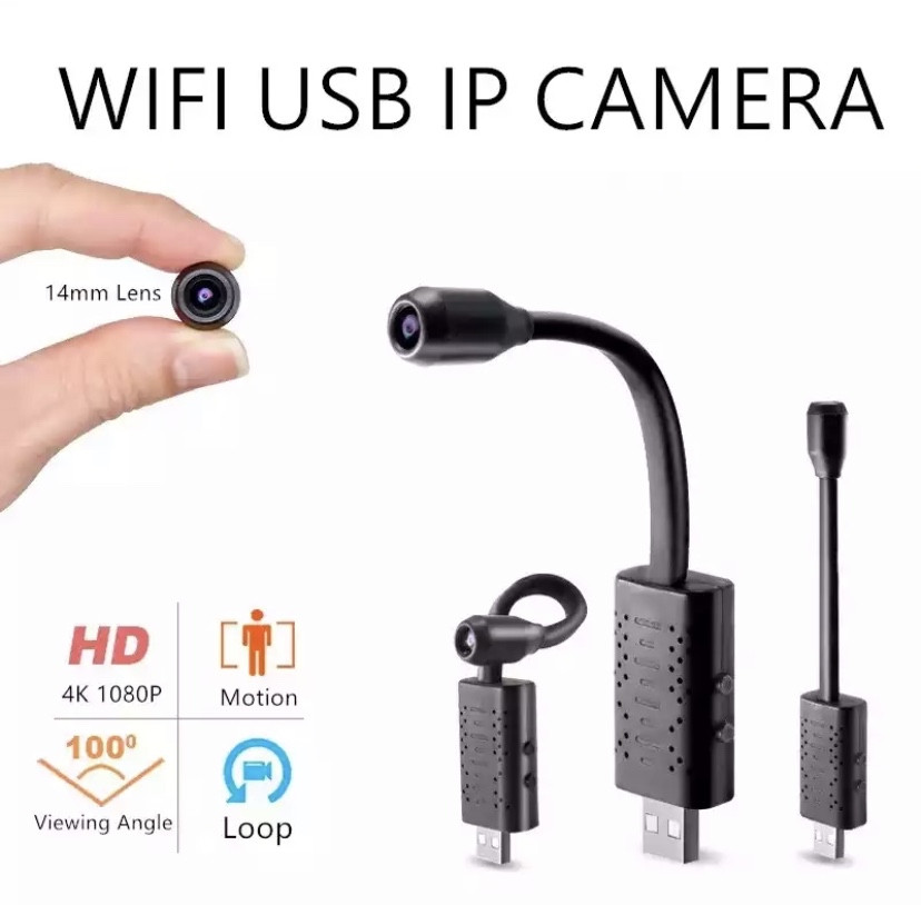 1080P Мягкая mini camera Беспроводная мини Wi-Fi камера U21 ночной ...