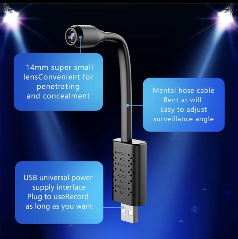 1080P Мягкая mini camera Беспроводная мини Wi-Fi камера U21 ночной ...