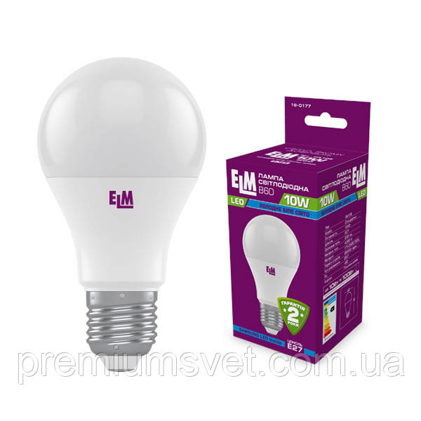 Лампа ELM Led B60 10W PA10 E27 4000 (18-0177): продажа, цена в Сумах ...