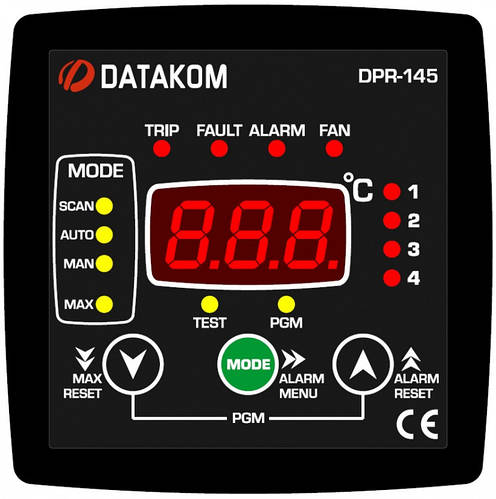 DATAKOM DPR-145 (AC ист.питания) Контроллер температурной защиты MV ...