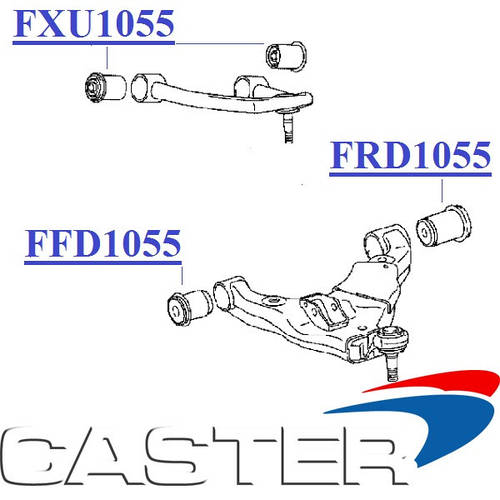 Купить Полиуретановый сайлентблок переднего верхнего рычага Toyota ...