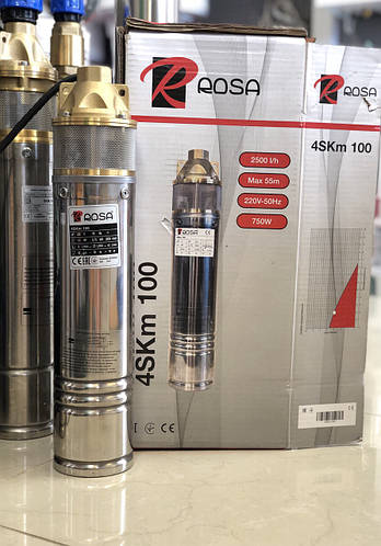 Купить Насос глубинный погружной Rosa 4SKM-100 0.75 кВт (Польша)Насос глубинный вихревой, цена ...