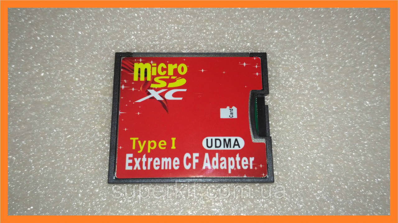 Переходник адаптер карта памяти micro SD -> CF карта