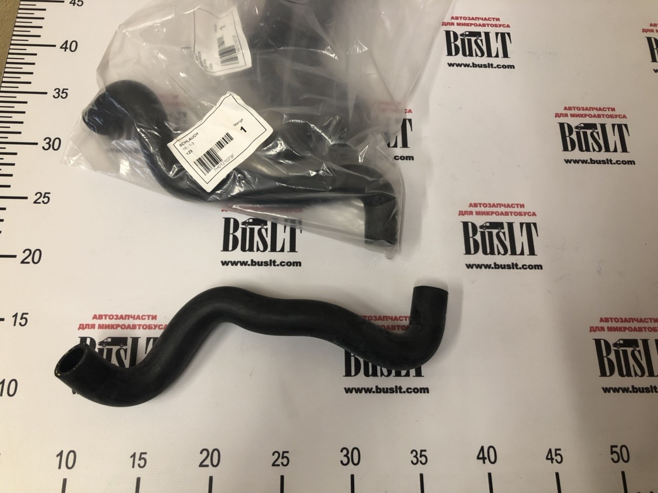 Патрубок радіатора (до теплообмінника) VW T5 (7H0121073F) (VAG) (ID ...