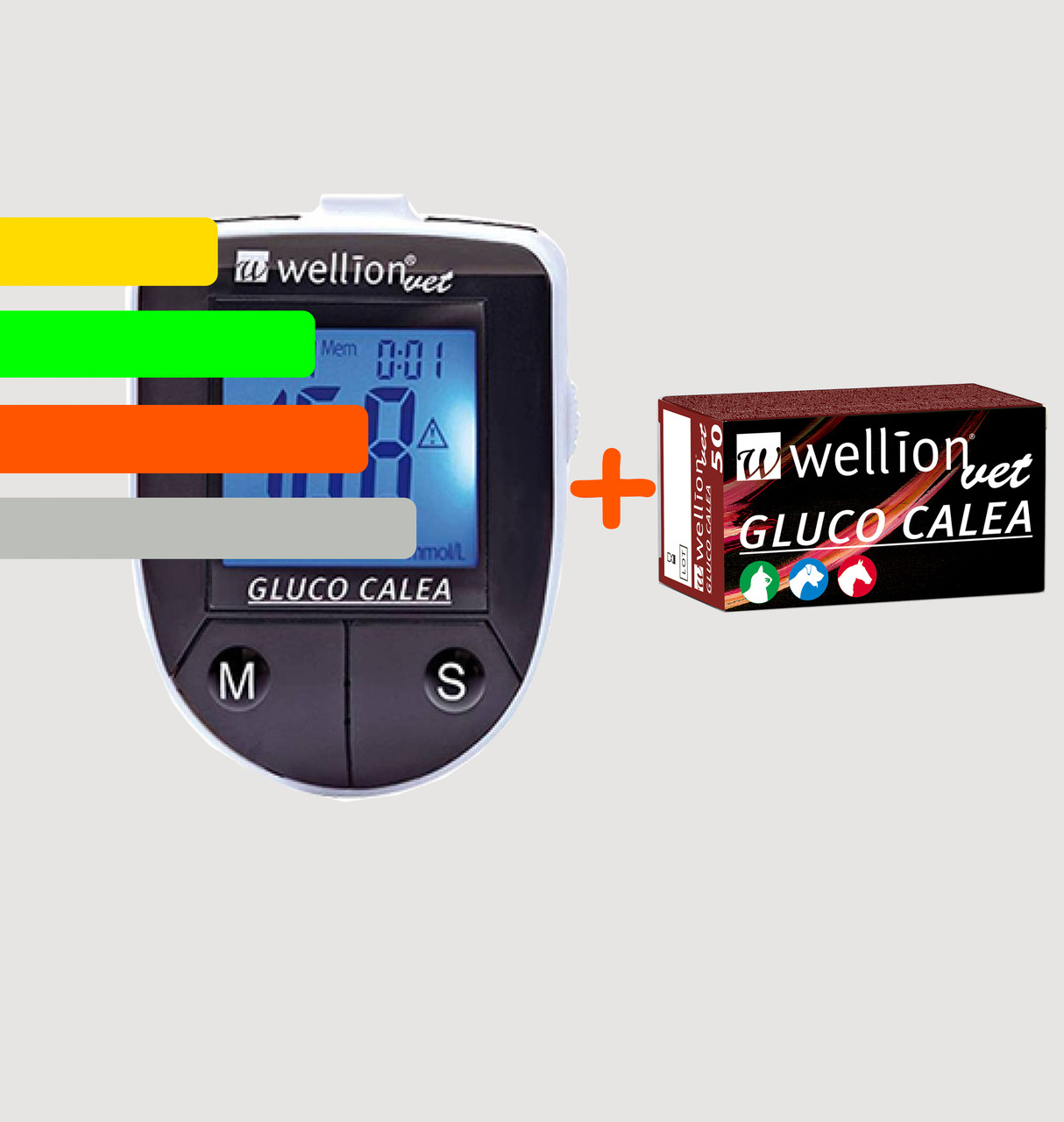 Купить Глюкометр для животных Gluco Calea Wellion Vet +50 тест-полосок ...