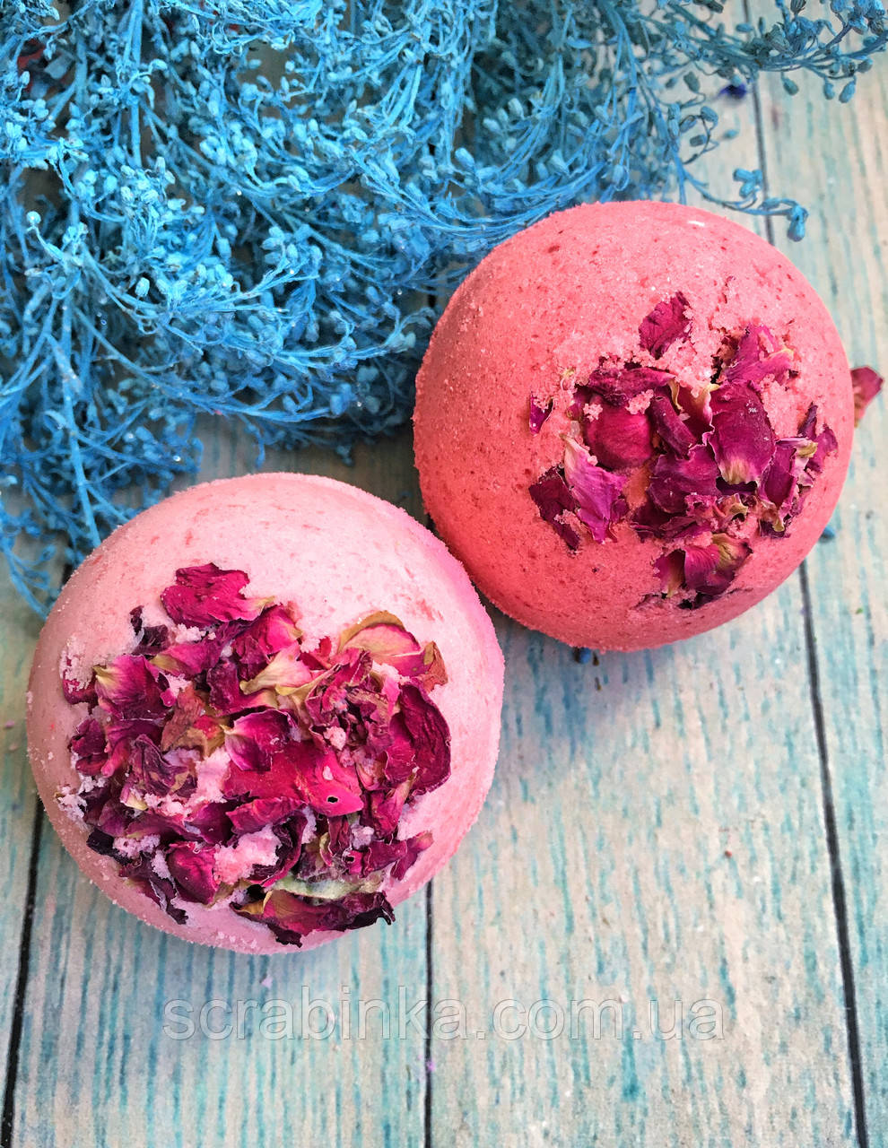 Купити Бомбочка для ванн з пелюстками троянд, ціна 110 ₴ - Prom.ua (ID ...