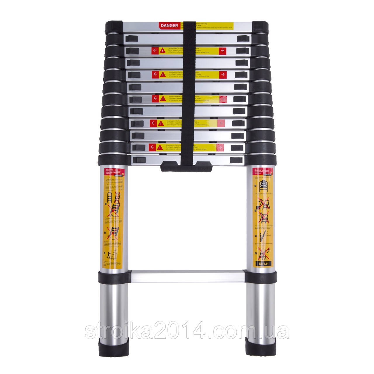 Лестница Телескопическая 3,8м, Алюминиевая "Avior" Laddermaster (A7A12 ...