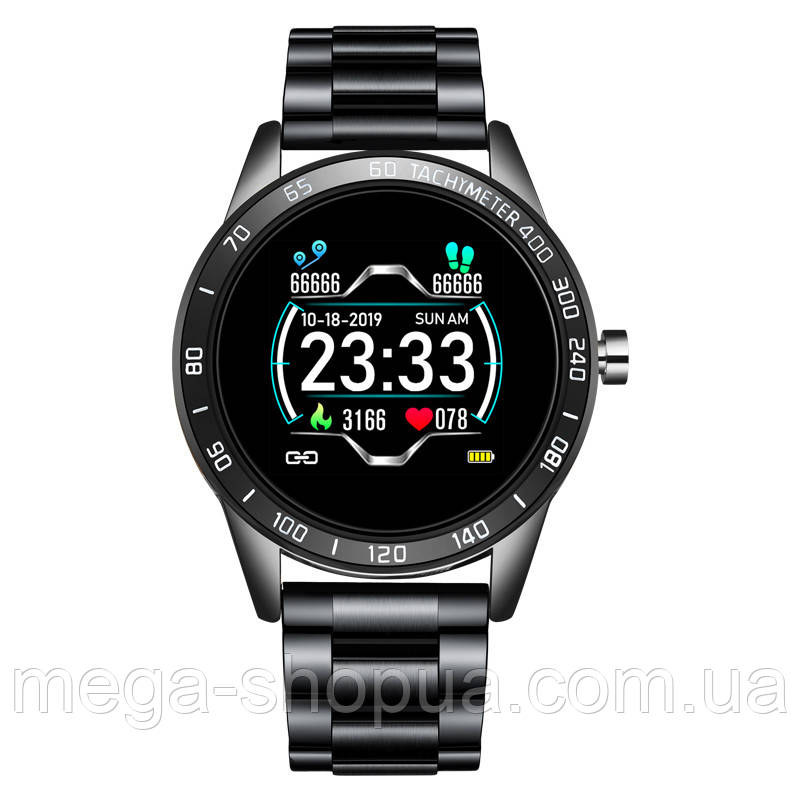 Мужские Умные Смарт Часы Smart Watch Lige HS-B26D Черные. Фитнес ...