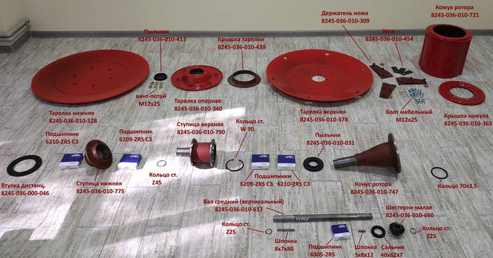 Тарелка нижняя косилки польской Z-169, 8245-036-010-528 (ID#5141243 ...