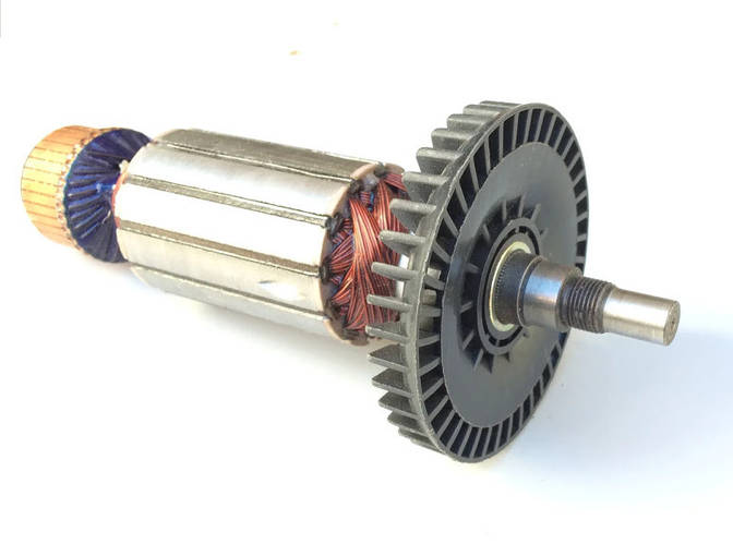 Якір (ротор) для КШМ болгарки Sparky MA 2000 230 (206*47 різь посередині) (ID#1195265355), ціна ...