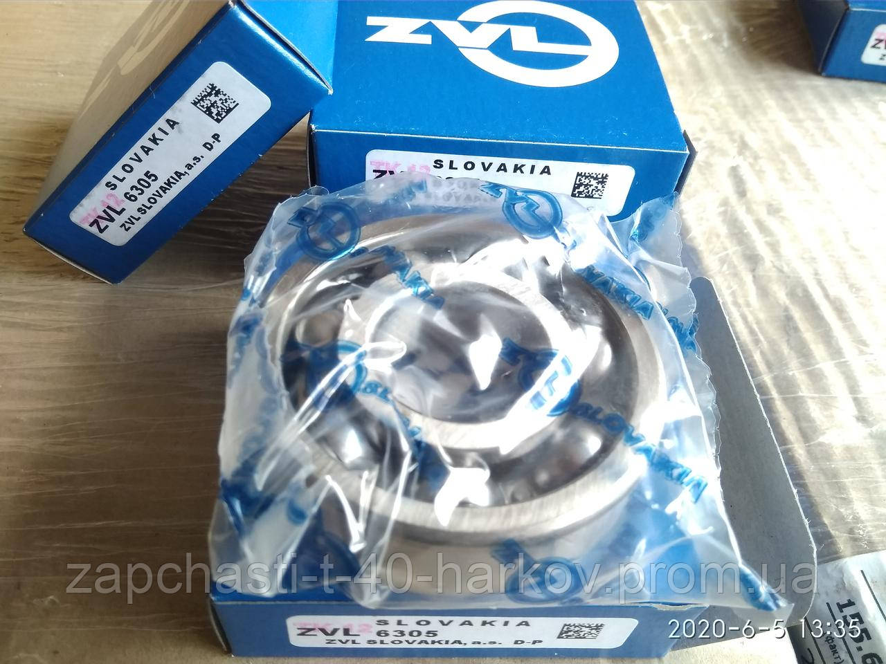 Підшипник 6305 КПП Т-40 (Д-144) ZVL Slovakia: продаж, ціна у Харкові ...