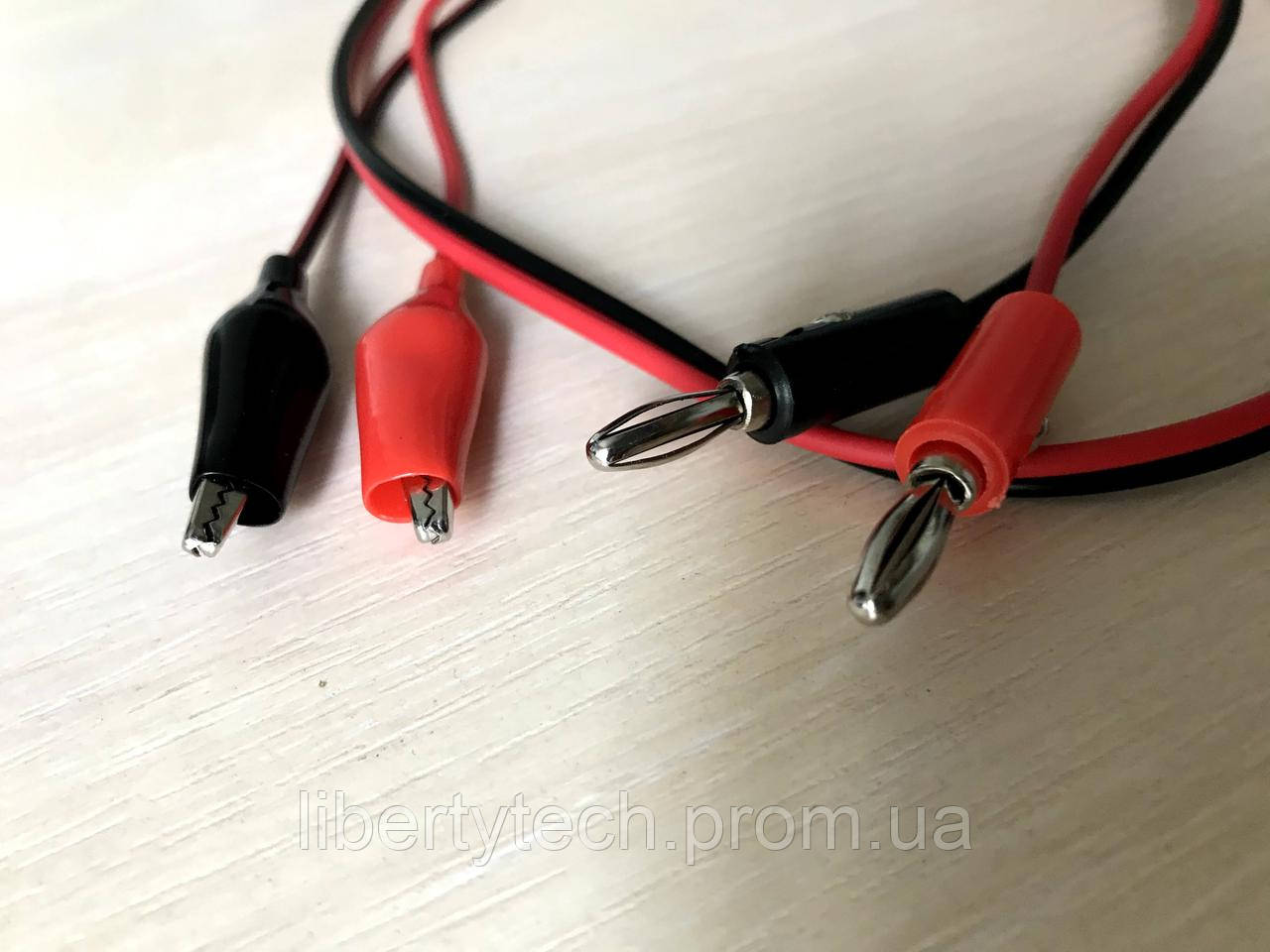 Купить Тестовый Кабель для тестера крокодил - банан 4мм, провод 1 метр ...