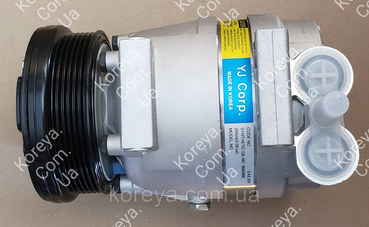 Компрессор кондиционера Авео 1.5 T-200 T-250 оригинал Корея 95907417 ...