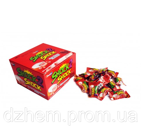 Купить Жвачка Shock 2 Shock - Вишня (100шт), цена 76 грн — Prom.ua (ID ...