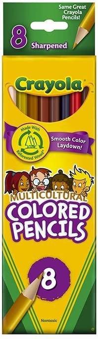 Crayola Multicultural Colored Pencils, 8. Разноцветные карандаши ...