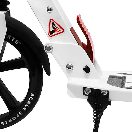 Самокат двухколесный Scale Sport GMC SS04 с дисковым тормозом (Белый ...