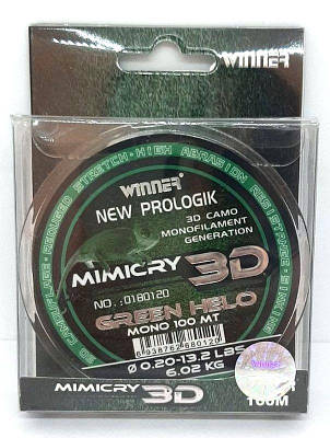 Волосінь 3D Winner New Prologic Mimicry 100м 0,30мм (ID#1206871883), ціна: 95 ₴, купити на Prom.ua