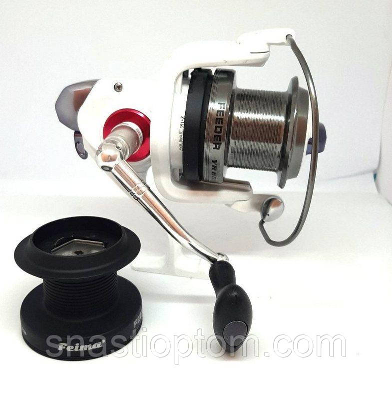 Спиннинговая катушка Feima FEEDER, YR 6000, 7+1 подшипников, цена 1051.65 грн — Prom.ua (ID ...