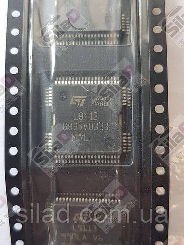 Мікросхема L9113 STMicroelectronics корпус QFP-64 (ID#1197465490), цена: 600 ₴, купити на Prom.ua