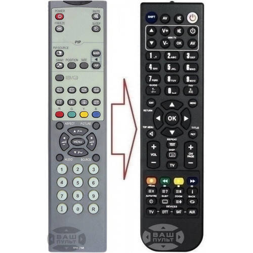 Купить Пульт для FUNAI RP 55-27ME (аналог), цена 245 ₴ — Prom.ua (ID ...