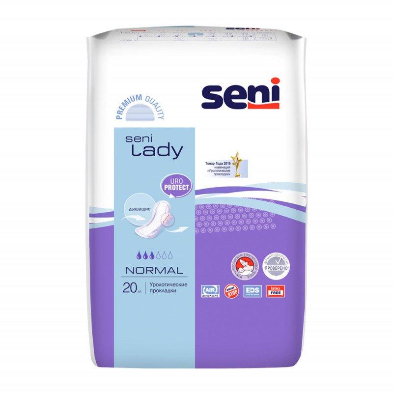 SENI LADY NORMAL 20шт. Урологические прокладки женские сени леди нормал ...