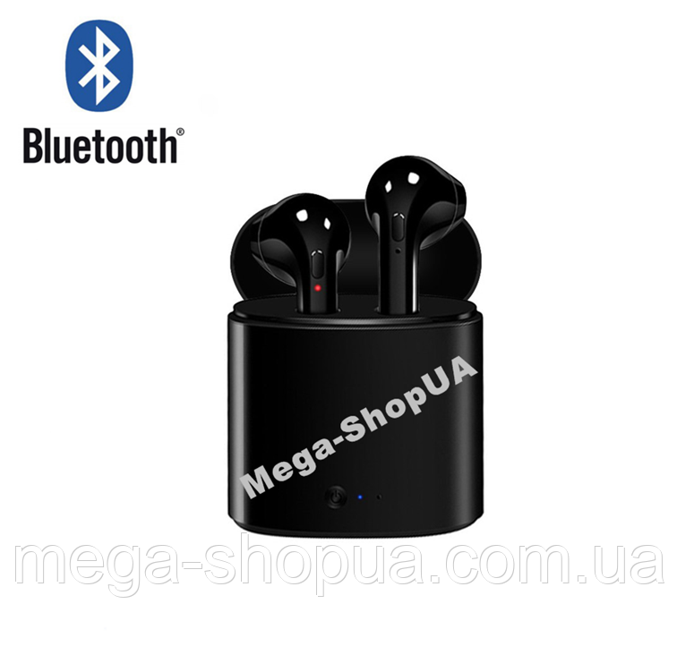 Беспроводные Наушники и Гарнитура Bluetooth TWS I7S Черные. Наушники ...