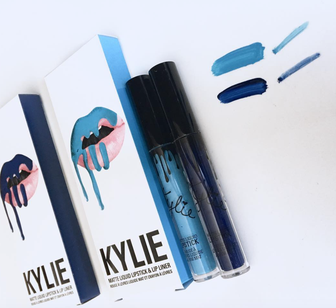 KYLIE JENNER Матовые Помады от Кайли Дженнер (lipstick) Голубая и Синяя ...