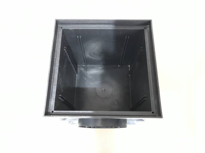 Купить Дождеприемник PolyMax Basic 30/30 см пластиковый черный не комплект, цена 472.70 грн ...