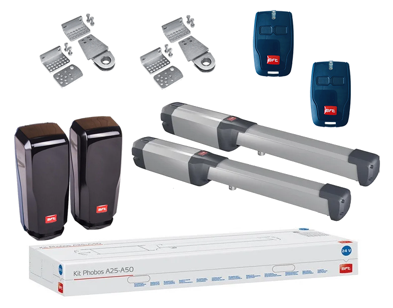 BFT PHOBOS AC A50 KIT автоматика для распашных ворот створка до 5м Фотоэлементы, Комплект на 2 ...