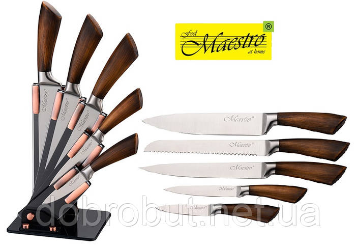 Купить Набор ножей 6 предметов Maestro MR-1414, цена 1162 ₴ — Prom.ua ...